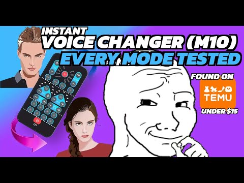 REAL TIME INSTANT VOICE CHANGER (M10) / KARAOKE SOUND CARD. Tested $15 or less at TEMU.@temu