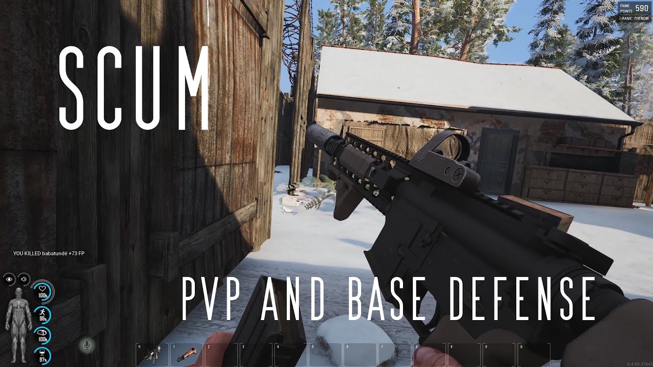 Scum PvP and Base defense! - YouTube