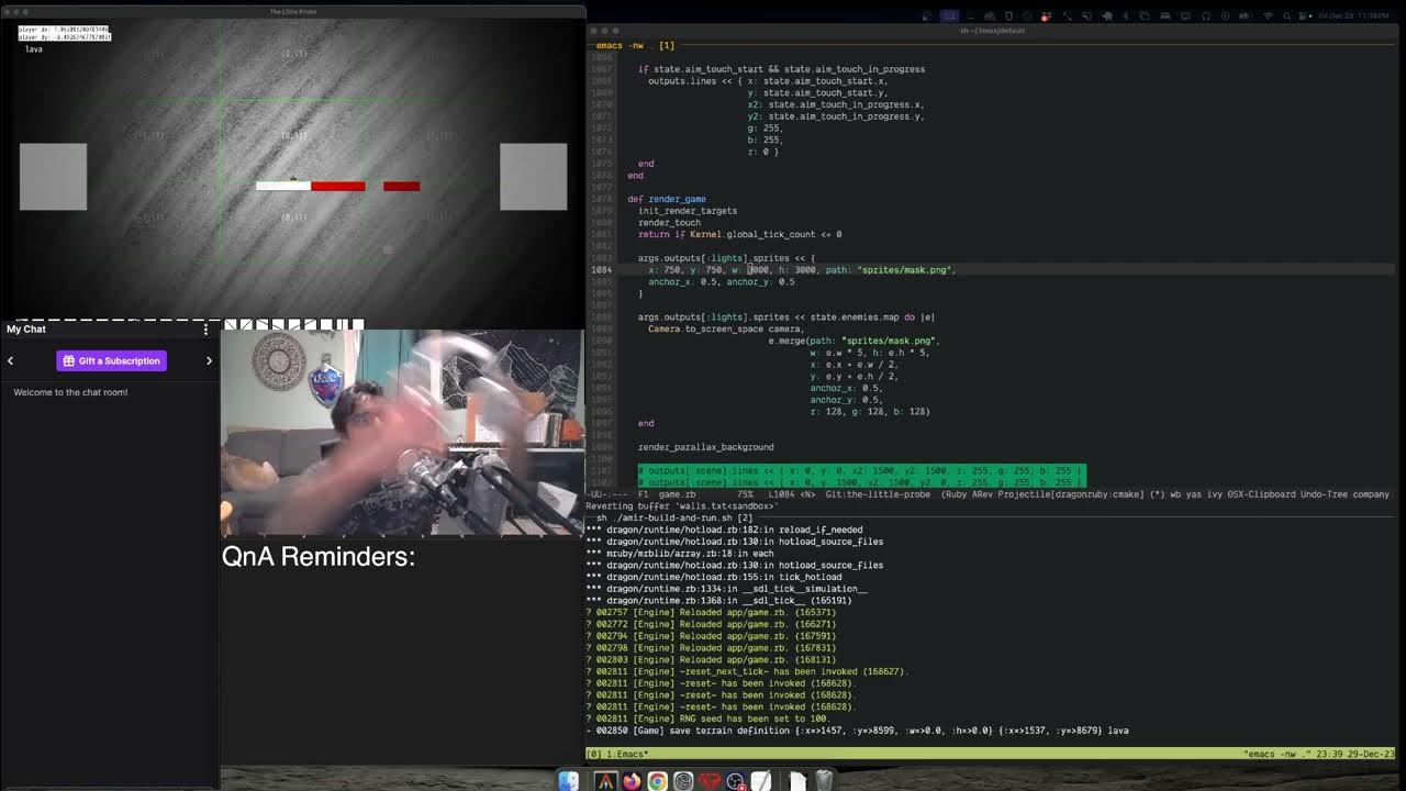 DragonRuby Game Toolkit - Metroidvania game dev. Level rework because of ramps. - YouTube
