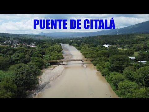 Puente CITALÁ y Río LEMPA desde el aire #chalatenango #chalatenango