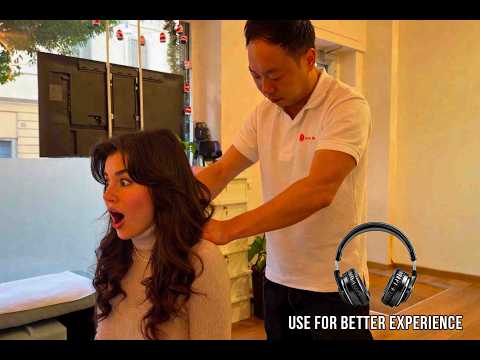 ASMR Intense Deep Tissue Massage: Chinese Foot Reflexology for Pain Relief (Italy 🇮🇹)