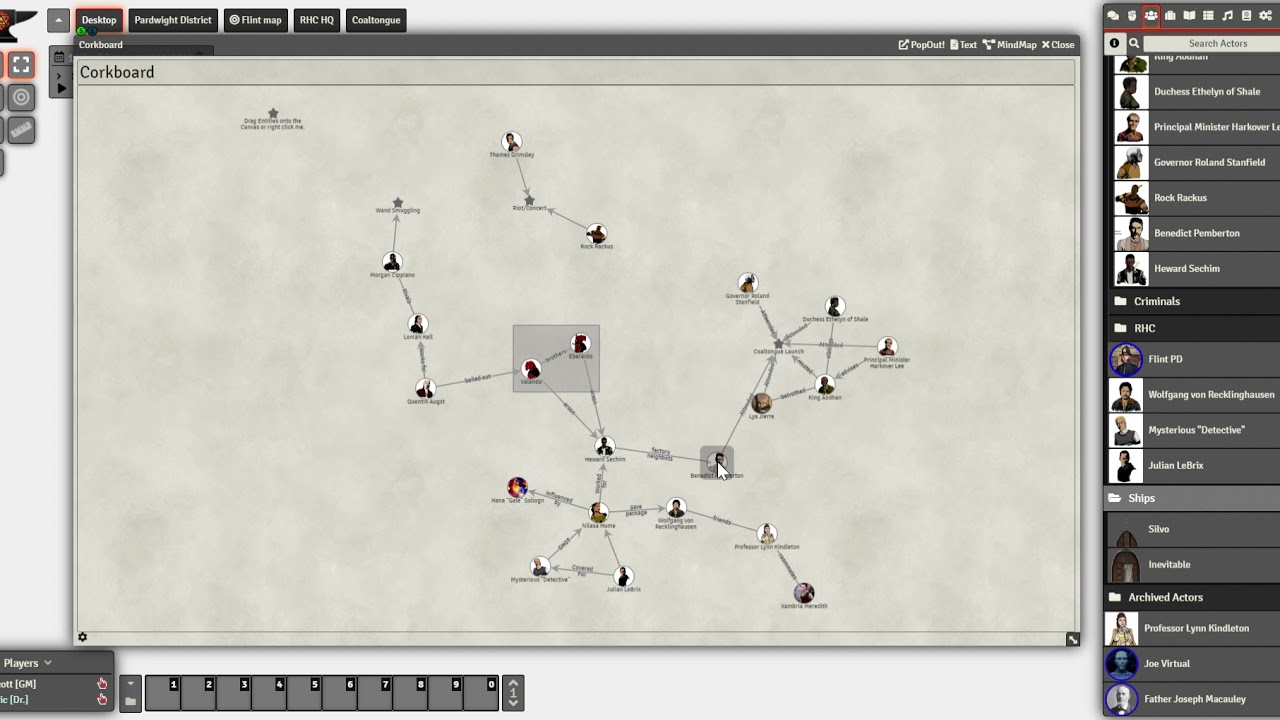 Foundry VTT Mindmap module - YouTube