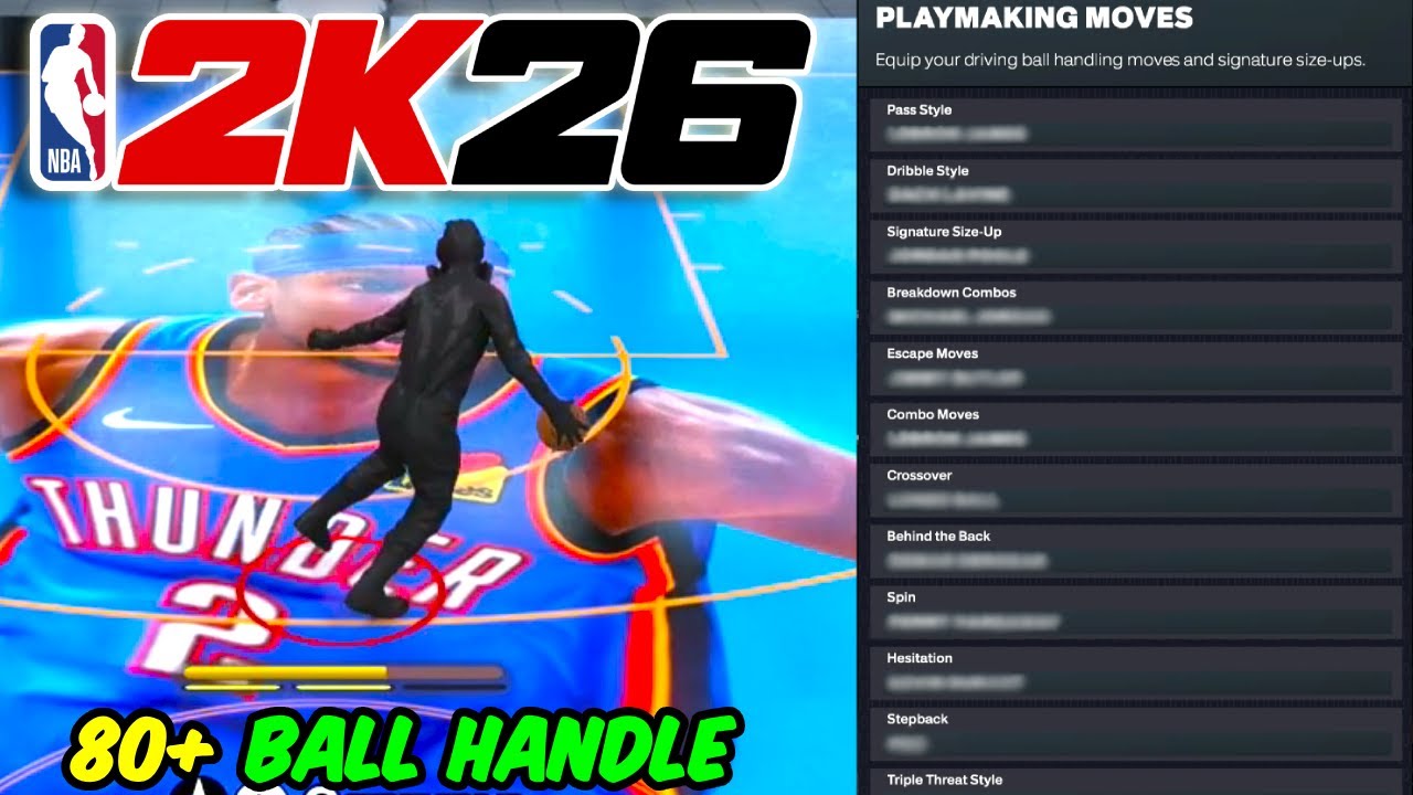 BEST DRIBBLE MOVES FOR TALL GUARDS IN NBA2K26 - YouTube
