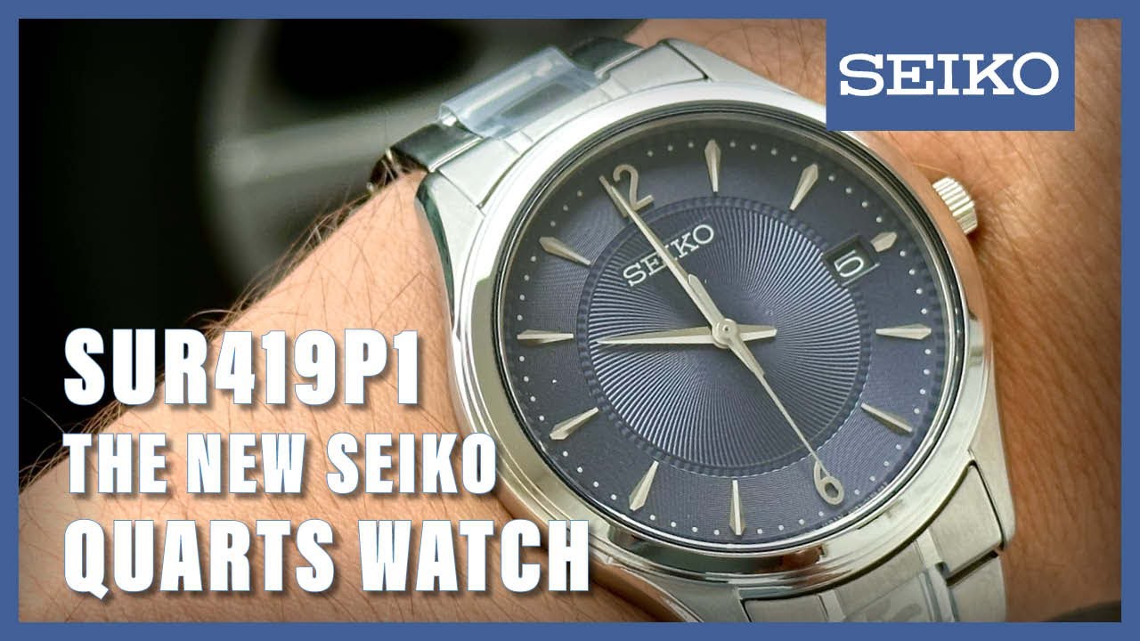 Unboxing The New Seiko Quarts SUR419P1 - YouTube