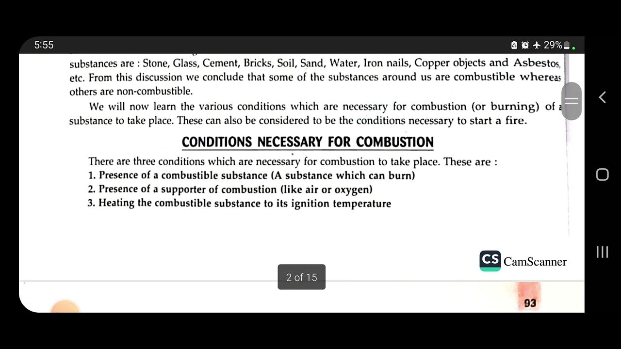Combustion and flame( part 1 ) Lakhmir Singh' s Science , Cass 8 - YouTube