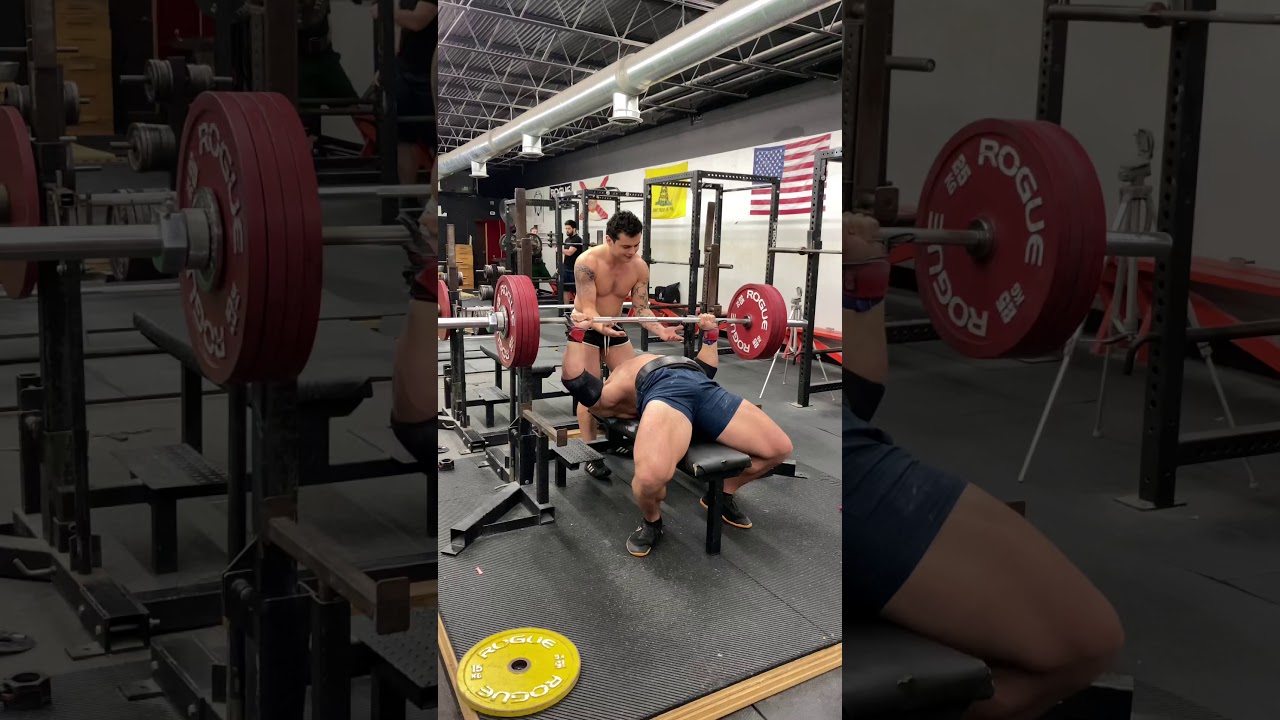 500 Pound Bench Press Attempt - YouTube