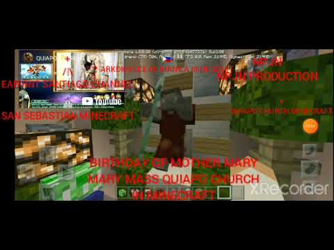 FIEST OF THE NATIVITY BLESSED VIRGIN MARY MARY MASS QUIAPO MINECRAFT ...