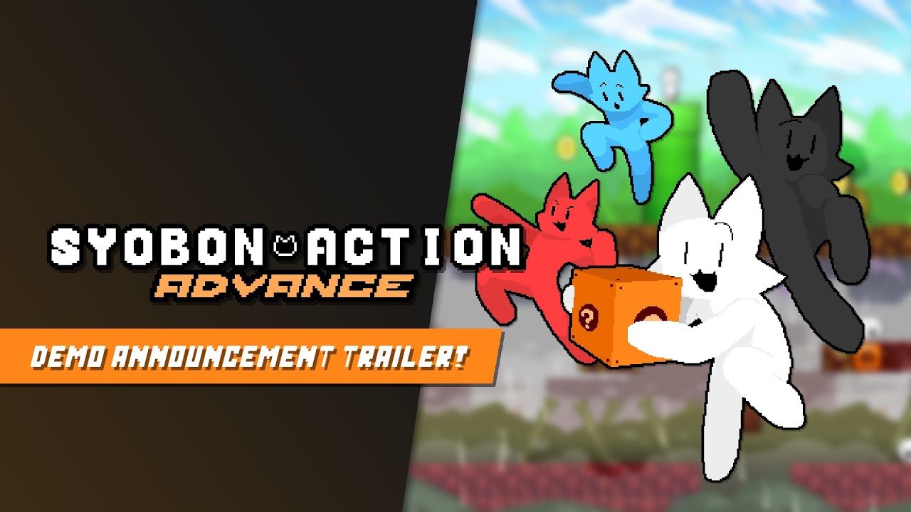 Syobon Action ADVANCE - DEMO ANNOUNCEMENT TRAILER - YouTube