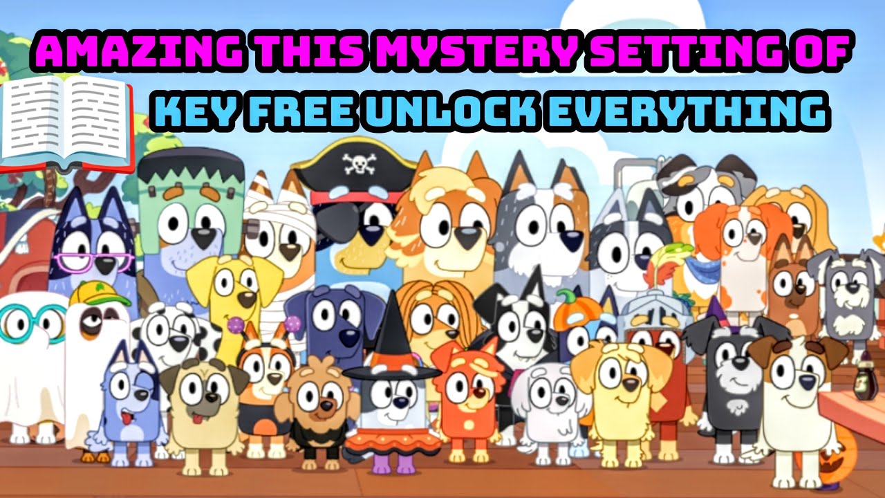 Bluey Let's Play Amazing This Mystery Setting Of Key Free Unlock ...