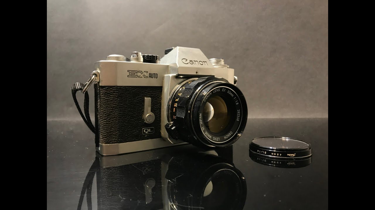 【1972年稀有品】Canon EX Auto經典機械底片相機原廠鏡C110048 - YouTube
