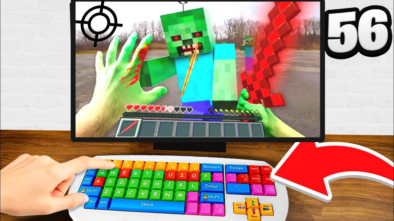 Finally I Complete My Dream 😍 Minecraft Setup 🙏 || Minecraft Keyboard ...