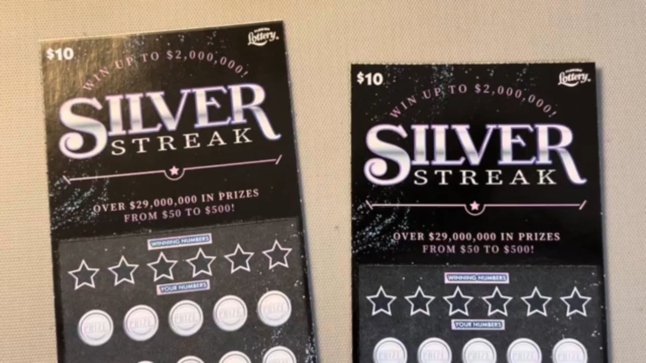 TWO SILVER STREAK SCRATCH OFFS FROM THE FLORIDA LOTTERY - YouTube