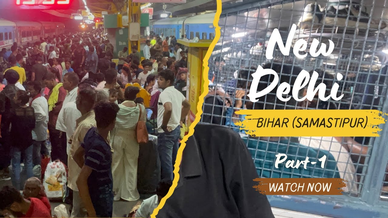 I spend 24 hrs in general class train/ from New Delhi to Bihar ...