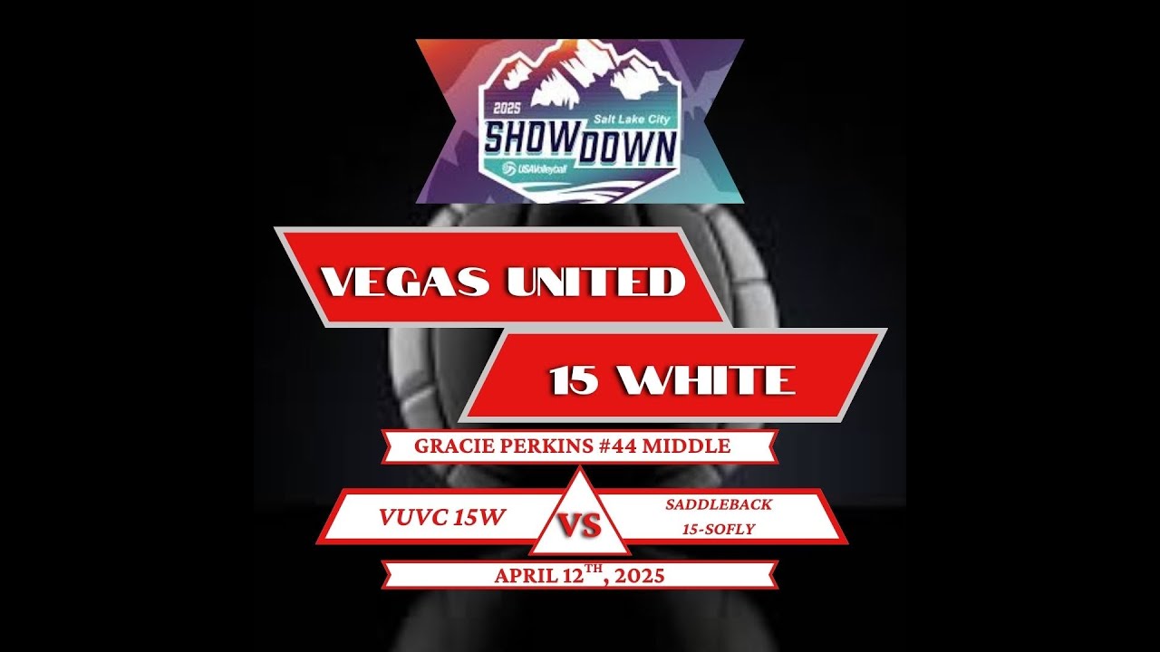 SLC Showdown 4/12/2025: Vegas United 15 White vs Saddleback 15-Sofly ...
