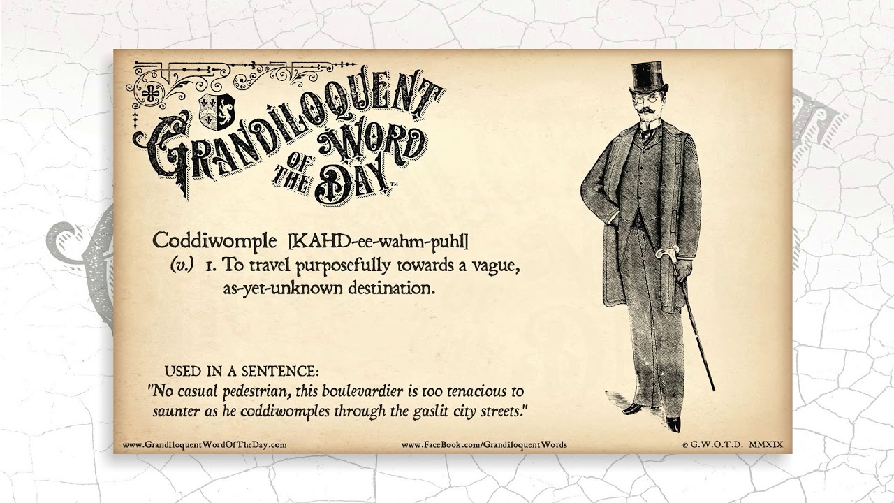 Coddiwomple - YouTube