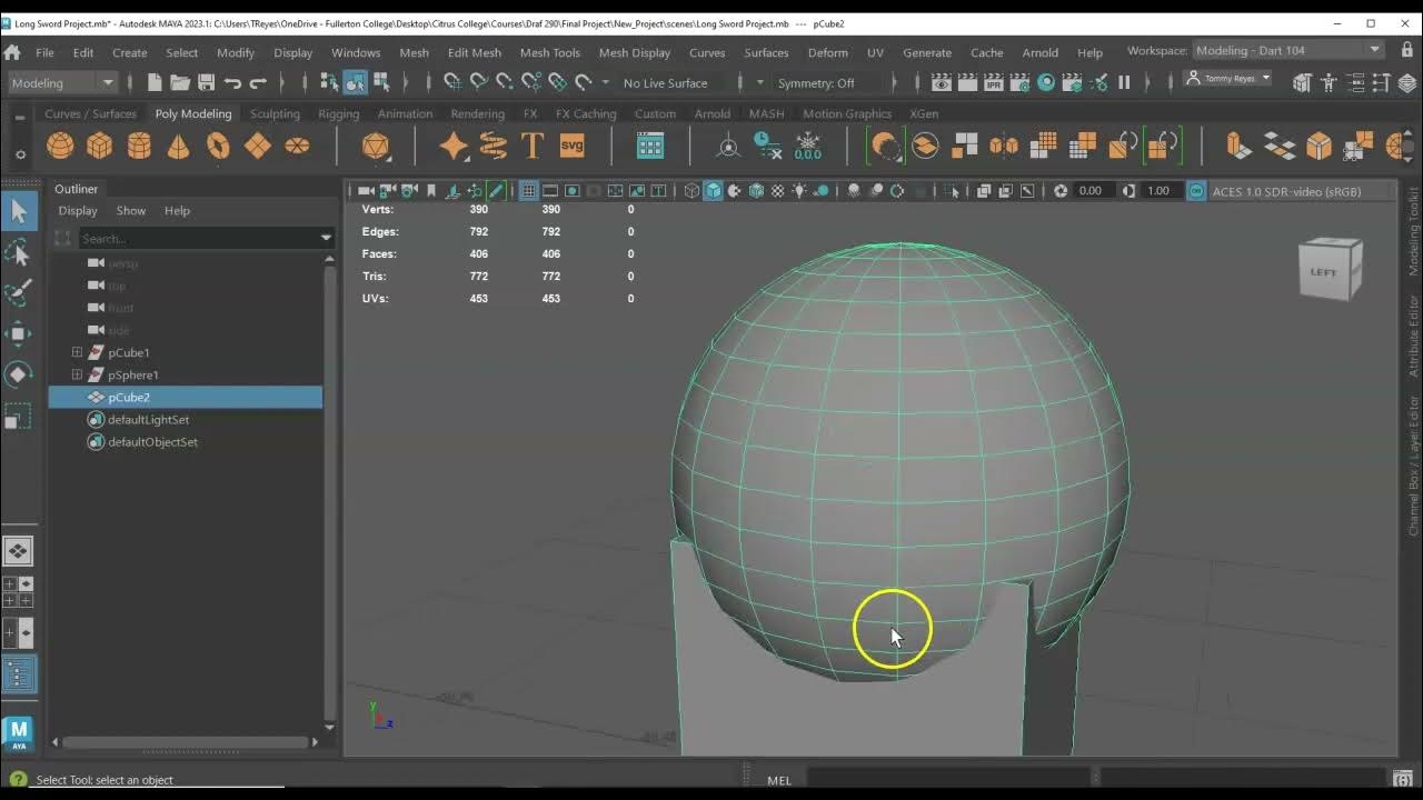 Maya_Combining Objects - YouTube