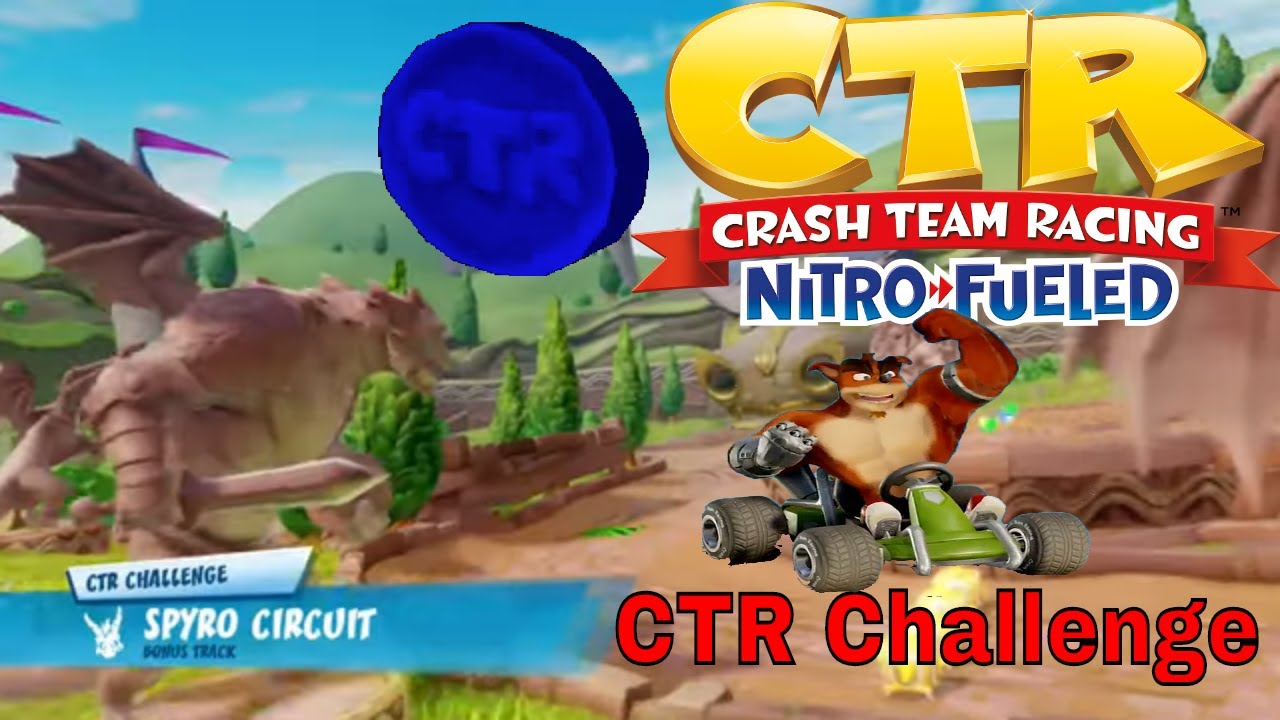 Crash Team Racing Nitro-Fueled - Spyro Circuit CTR Race - YouTube