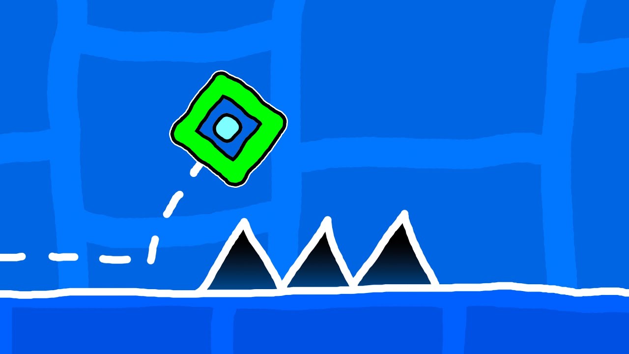 Fake Geometry Dash (All Levels) - YouTube