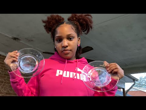 Breaking plates 😱 (letting go challenge)￼