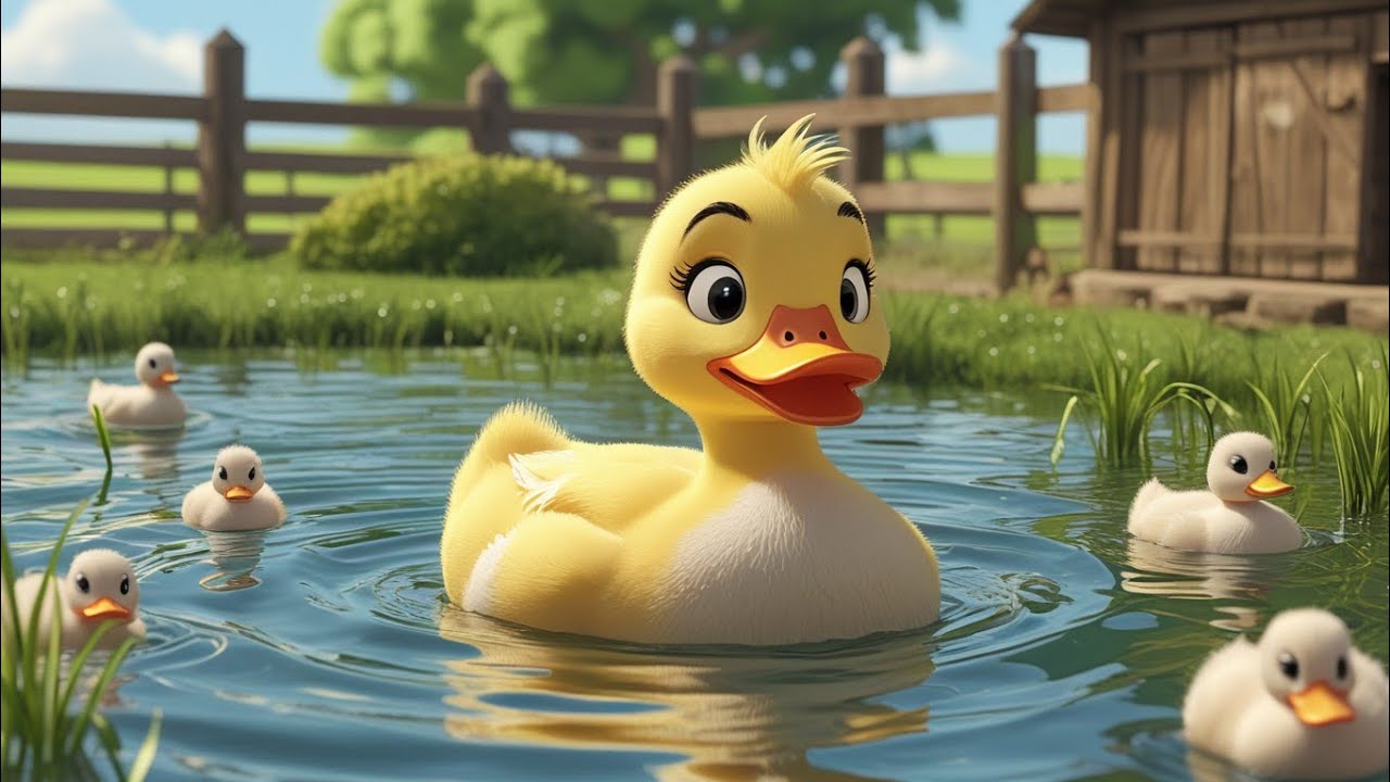 Who Lives on the Farm !! Kids 3D Cartoon Animated Nursery Song!! Giggle ...