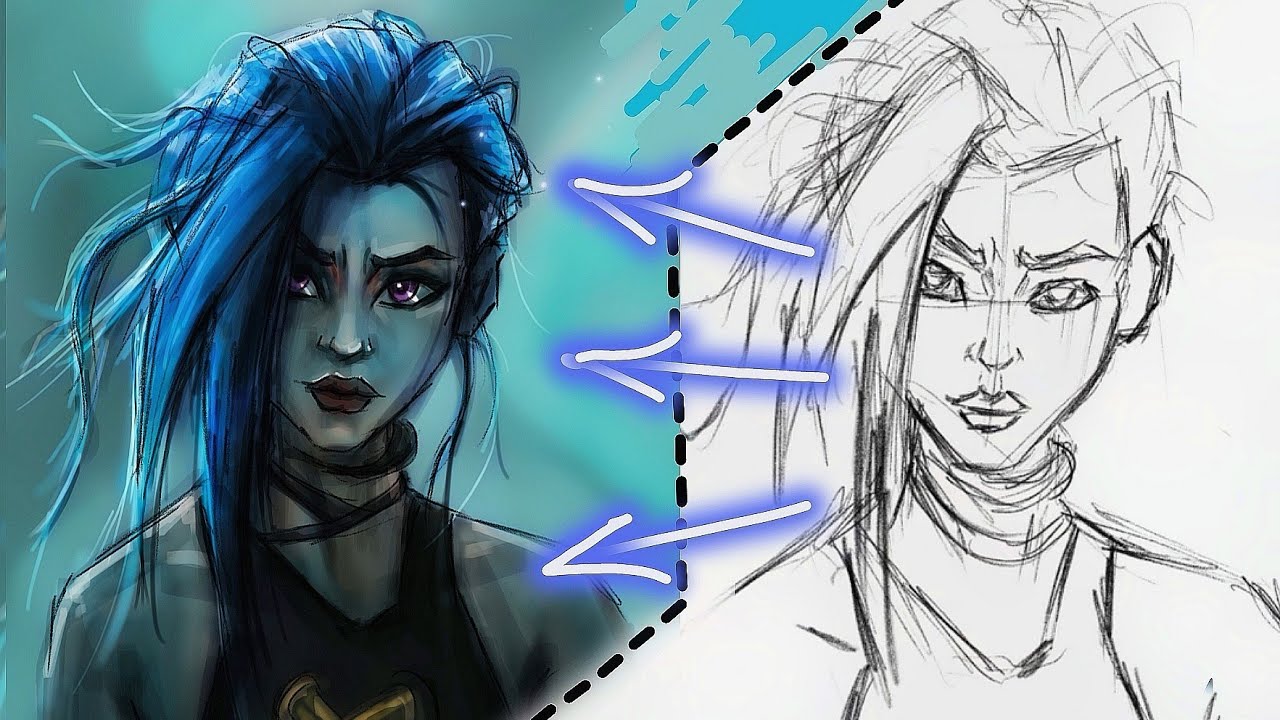 Dİgital painting timelapse - Speedpaint - YouTube