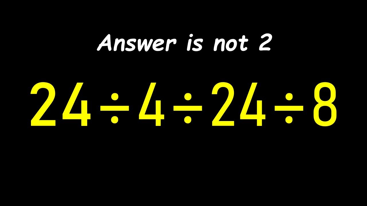 Only 1% Can Solve This Math Problem! - YouTube