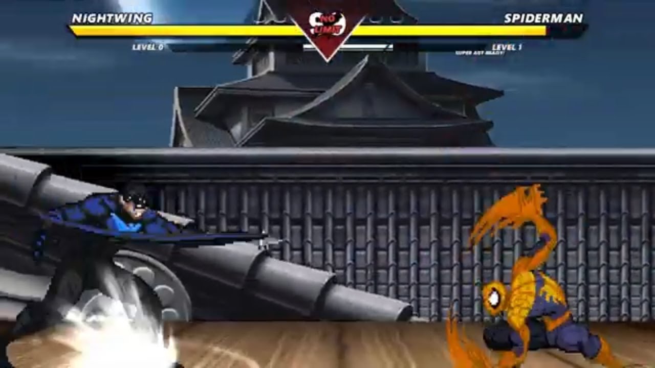 NIGHTWING VS SPIDERMAN | INSANELY EPIC M.U.G.E.N BATTLE - YouTube