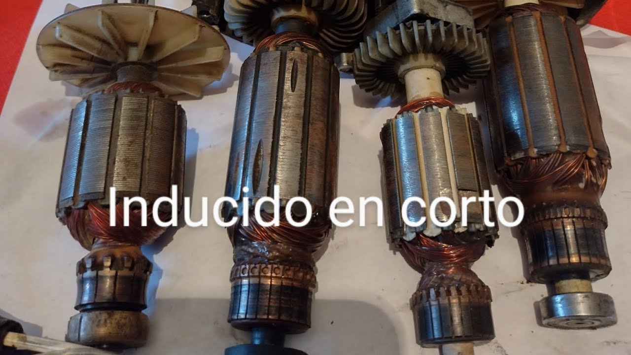cómo saber si el inducido está en corto cómo reparar o cambiar nueva ...