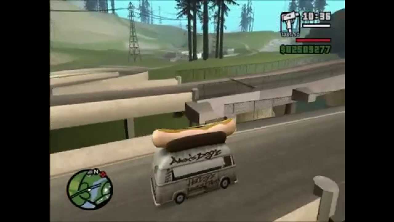 CJ Drives a Hot Dog Truck (GTA Adventure #2) - YouTube