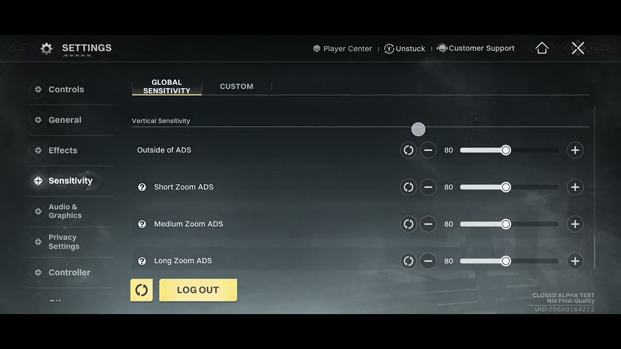 Destiny Rising Settings first Look - YouTube