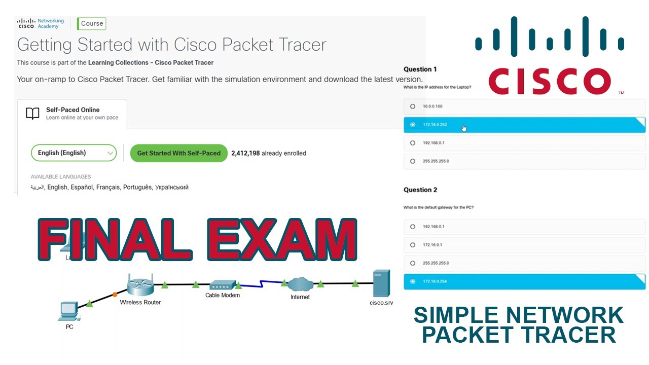 Getting Started with Cisco Final Exam - YouTube