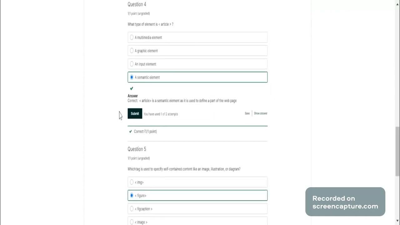 Edx 2 MODULE 3 PRACTICE QUIZ,,introduction to Web Development with HTML5, CSS3, and JavaScript ...