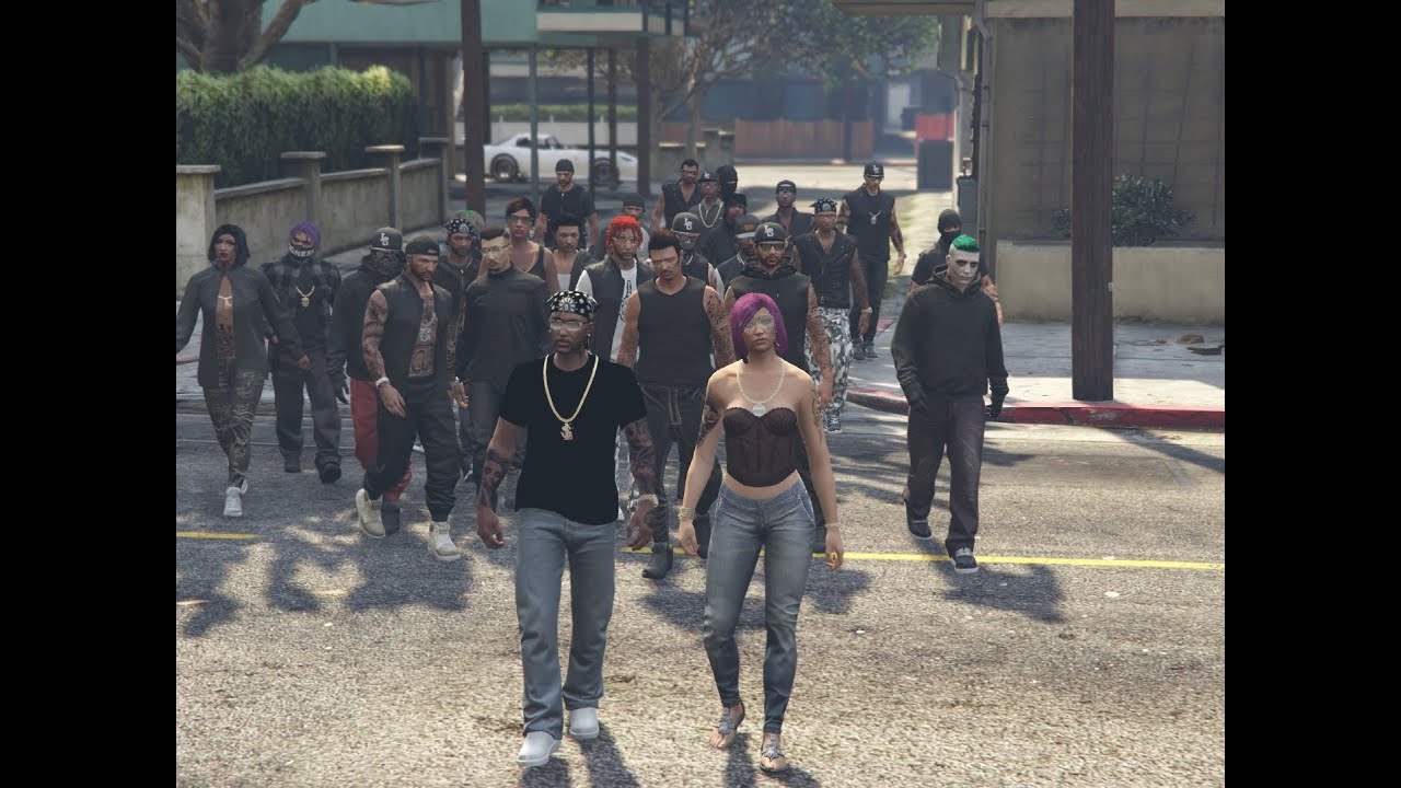 Ruff Ryders Mc CREW BATTLE! | (XRRX) vs (GANG) | GTA 5 Online - YouTube