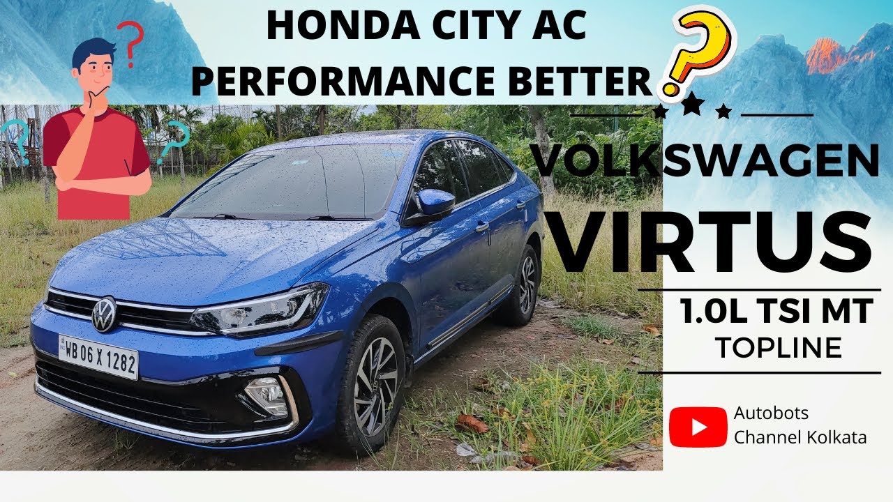 VW Virtus AC Performance comparison with Honda City - YouTube