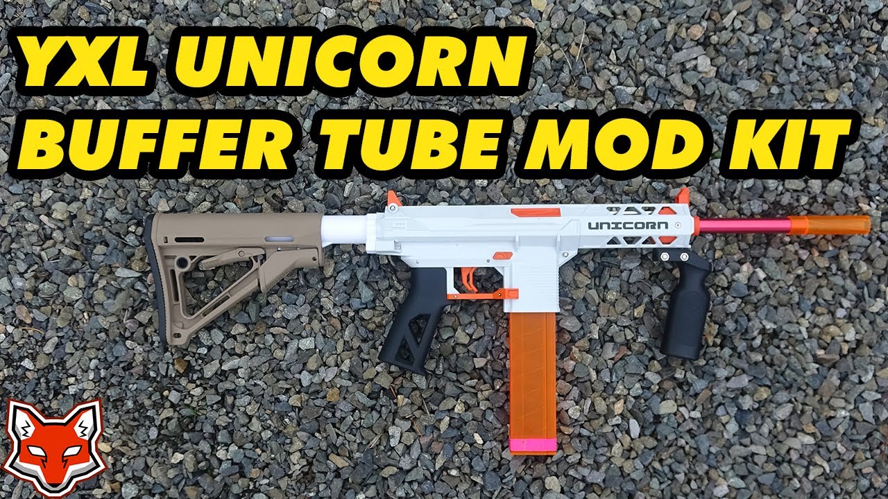 YXL Unicorn Buffer Tube 3dPrinted Mod - YouTube