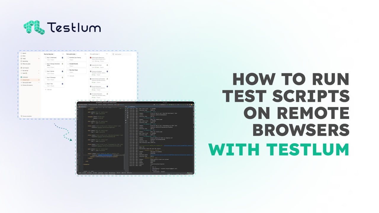 How to Run Test Scripts on Remote Browsers with Testlum - YouTube