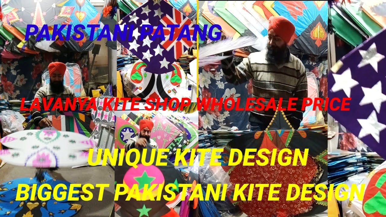 BIGGEST PAKISTANI KITE DESIGN UNIQUE KITE DESIGN LAVANYA KITE SHOP IN ...