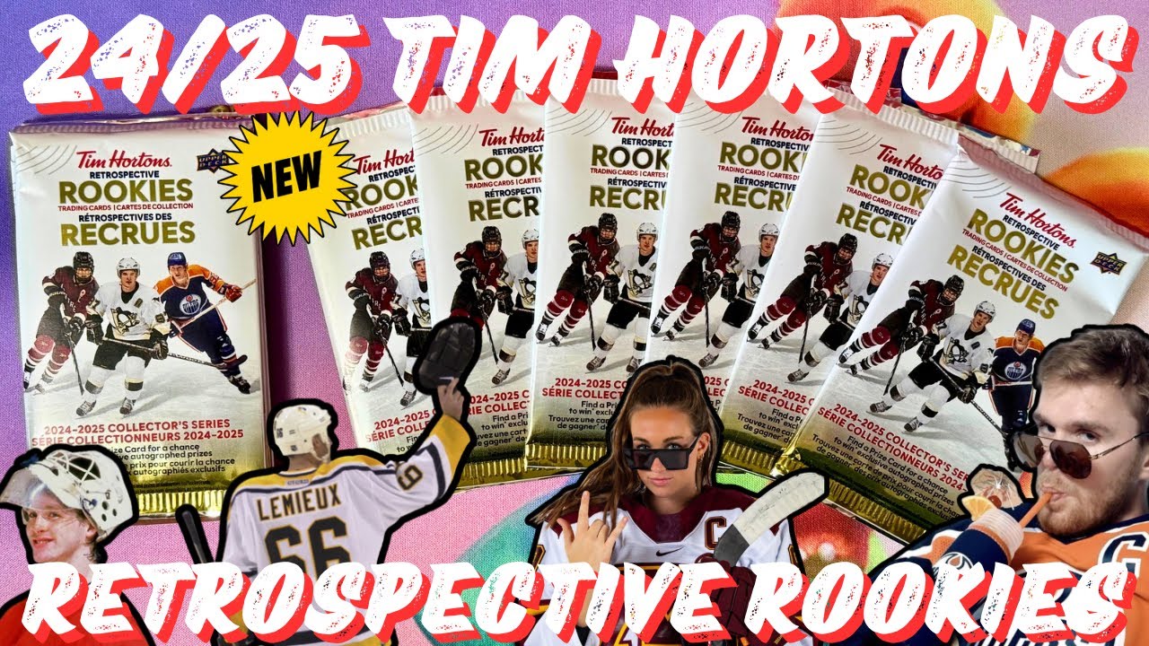 Brand New 2024/2025 Tim Hortons Retrospective Rookies | 26 Packs ...