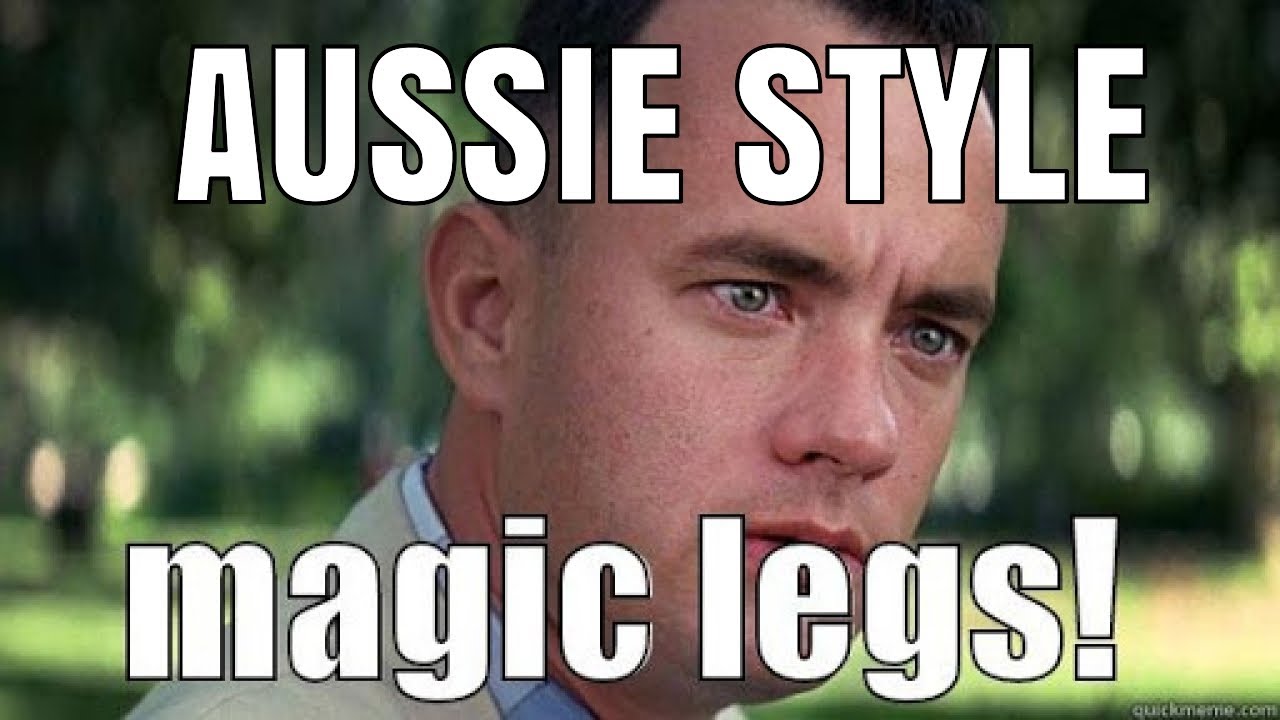 AUSSIE MAGIC LEGS : Forest Gump - YouTube