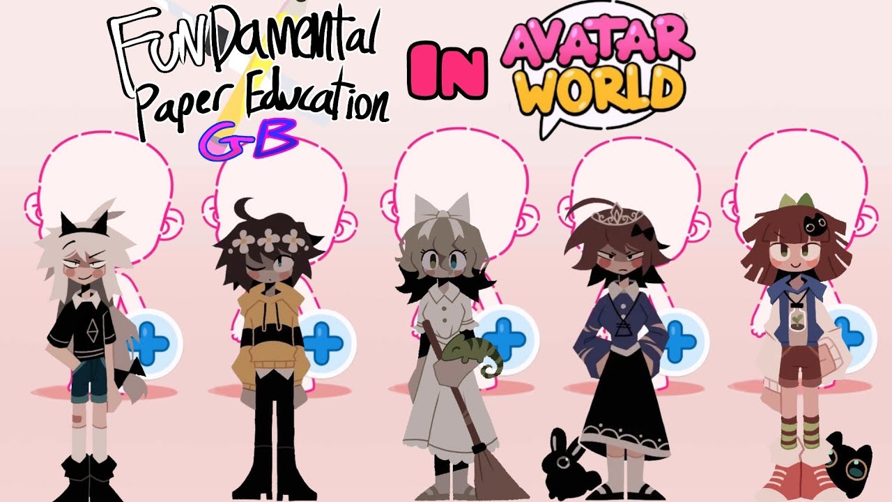 How to make FPE 📄😸📰 characters in Avatar World!!! #avatarworld #fpe # ...