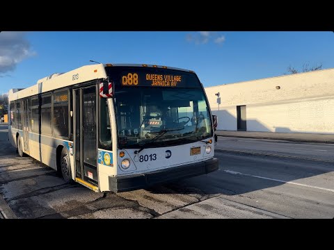 MTA New York City Bus: 2011 Nova Bus LFS #8013 On The Q88 Leaving ...