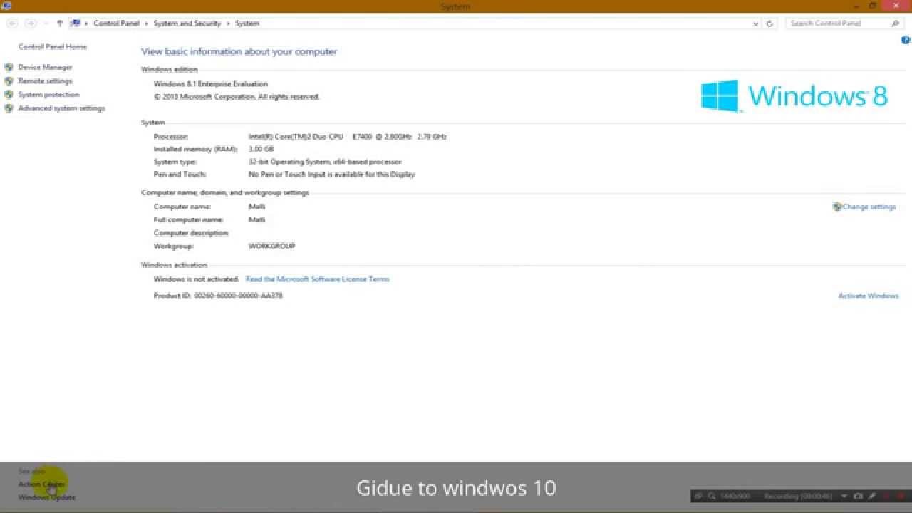 How to install and upgrade to windows 10 from windows 8.1 - YouTube
