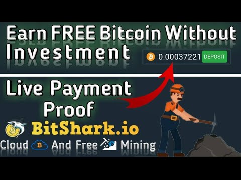 Earn FREE Bitcoin Without Investment | Bitshark.io Review | Live Payment Proof (Make money ...