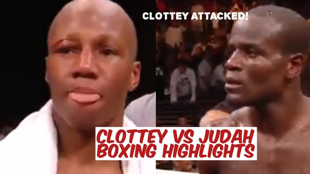 GHANA ATTACKED,JOSHUA CLOTTEY (GHANA) VS ZAB JUDAH (USA),BOXING ...