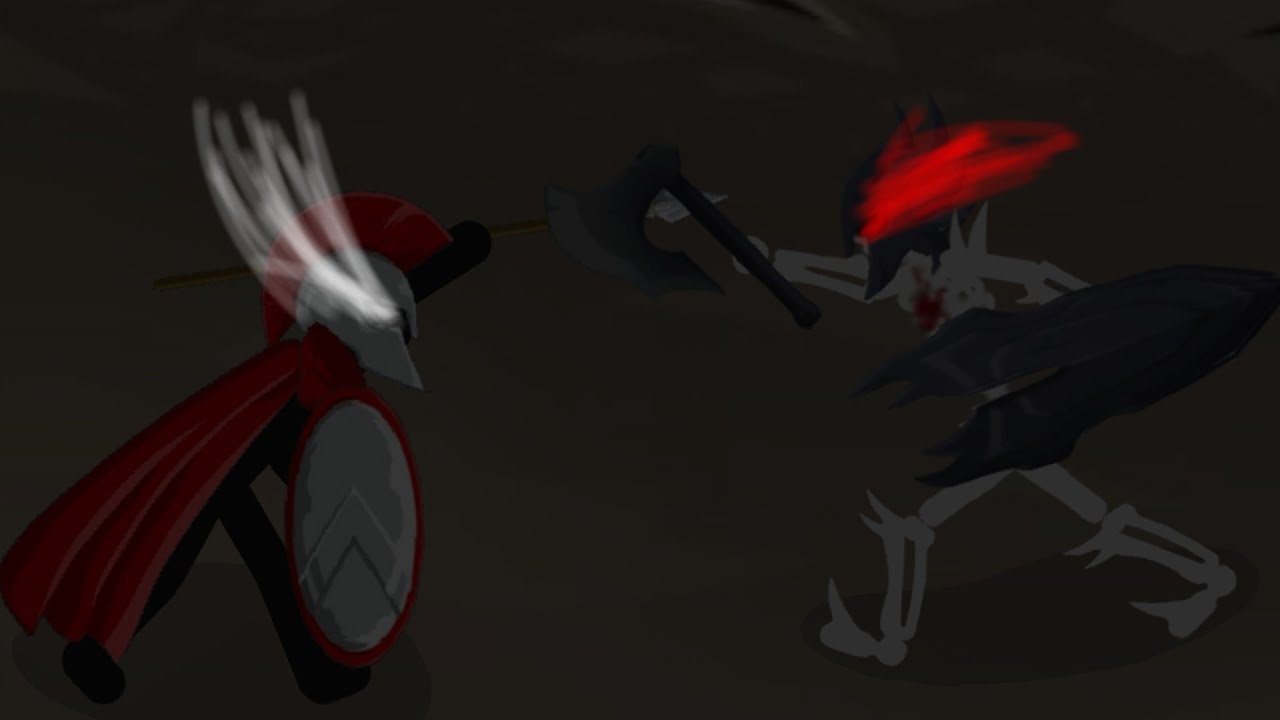 skeleton jugger knight vs atreyos fanmade in dc2 - YouTube
