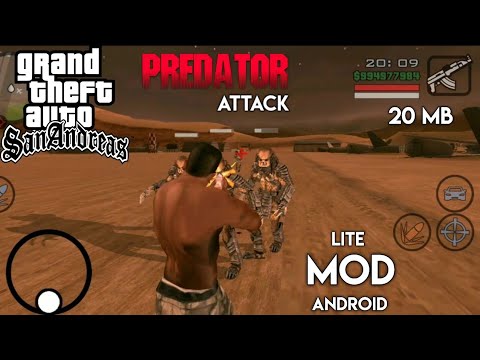 GTA SA Predators Attack Lite Mod Android by AndroKaran - YouTube