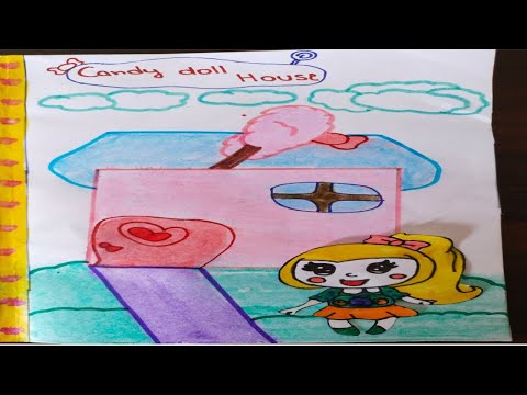 Candy doll house handmade quiet book video#doll House