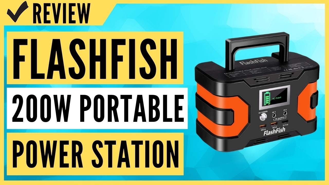 Flashfish 200W Portable Power Station Review - YouTube
