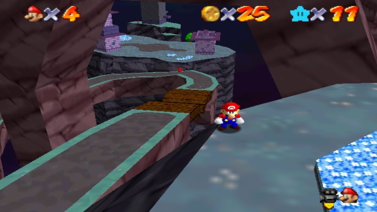 Super Mario 64 the Land of Sliding Stars - YouTube