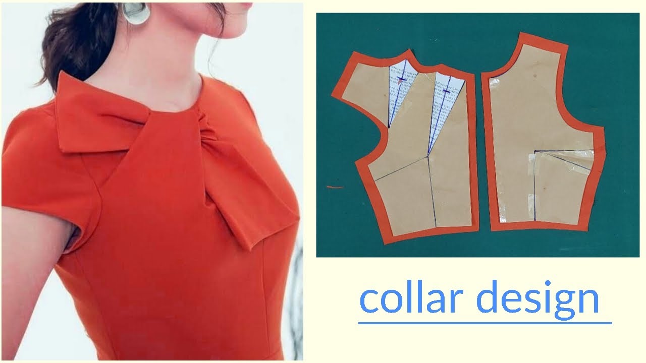 🌺 The best way to get a nice collar cut I design a beautiful woman's ...